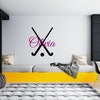 Field Hockey Girl Wall Decal Field Hickey Wall Sticker Field Hockey ...