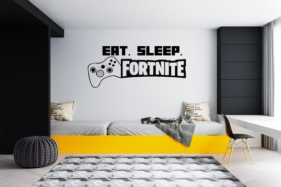 Gamer Wall Decal Video Games Wall Sticker Controller Wall Decor for Boys SG1858 Etsy