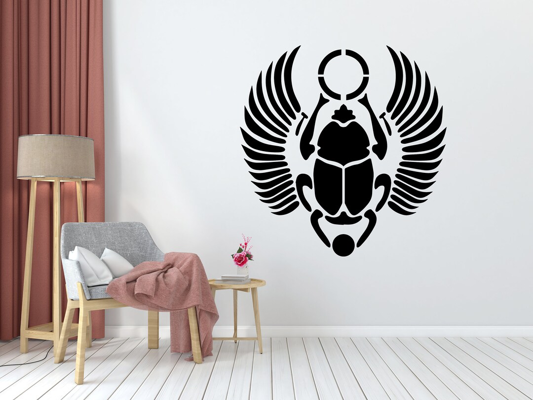 Egyptian Hieroglyphs Wall Art Mural Hieroglyphs Wall Sticker Decor ...