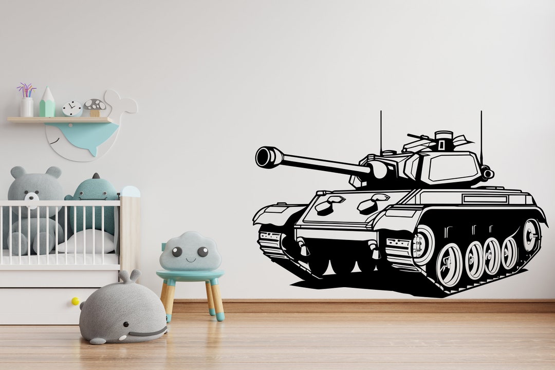 Tank Military Wall Decals Tank Wall Decal Military Wall Decal Soldier ...