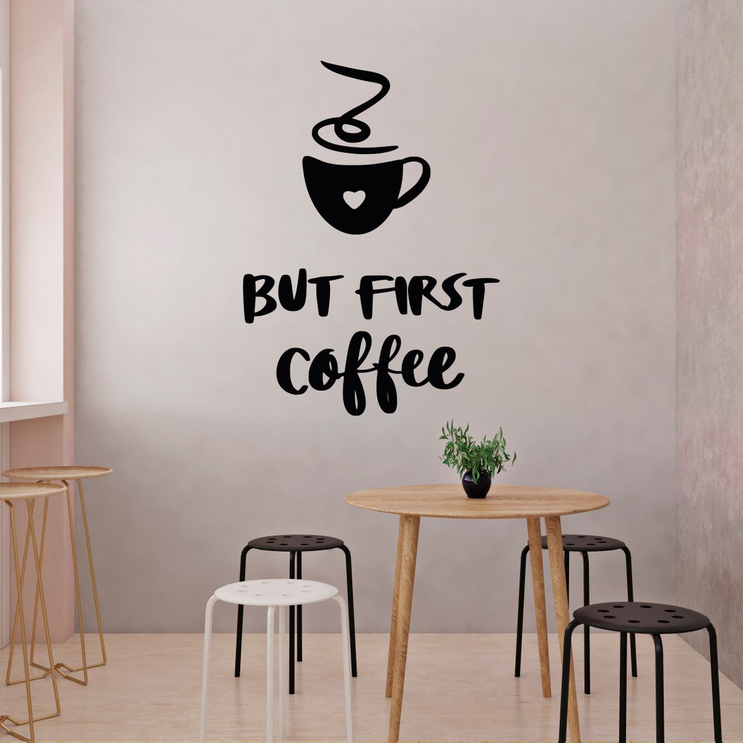 Coffee Wall Decal Coffee Window Sticker Decals for Coffee Shop SG 1189 ...