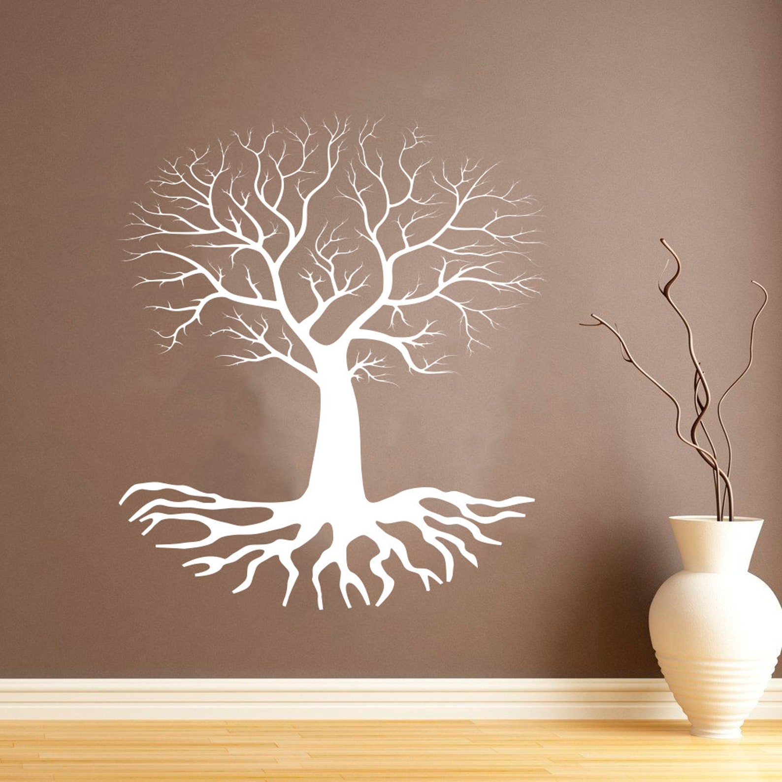 Tree of Life Wall Decal Tree Roots Branch Wall Art SG2316 - Etsy