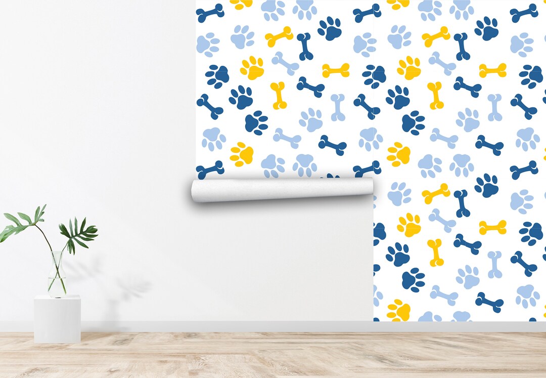 Pets Paw Wallpaper Dog Wallpaper Cat Wallpaper Grooming Salon Wall ...