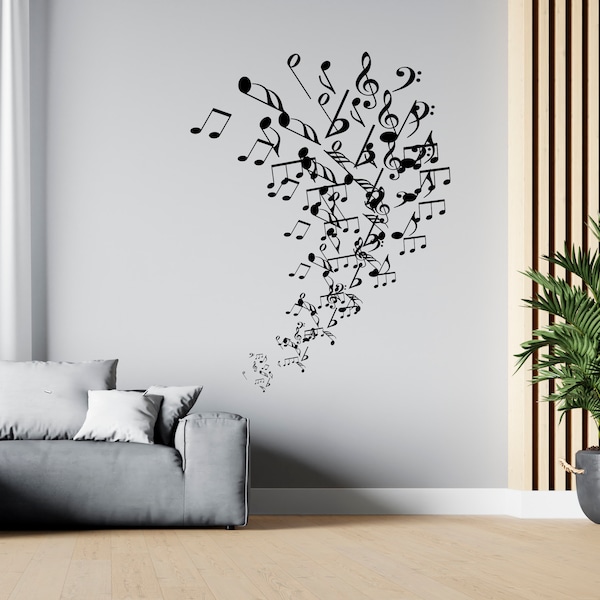 Stickers muraux musique - Etsy France
