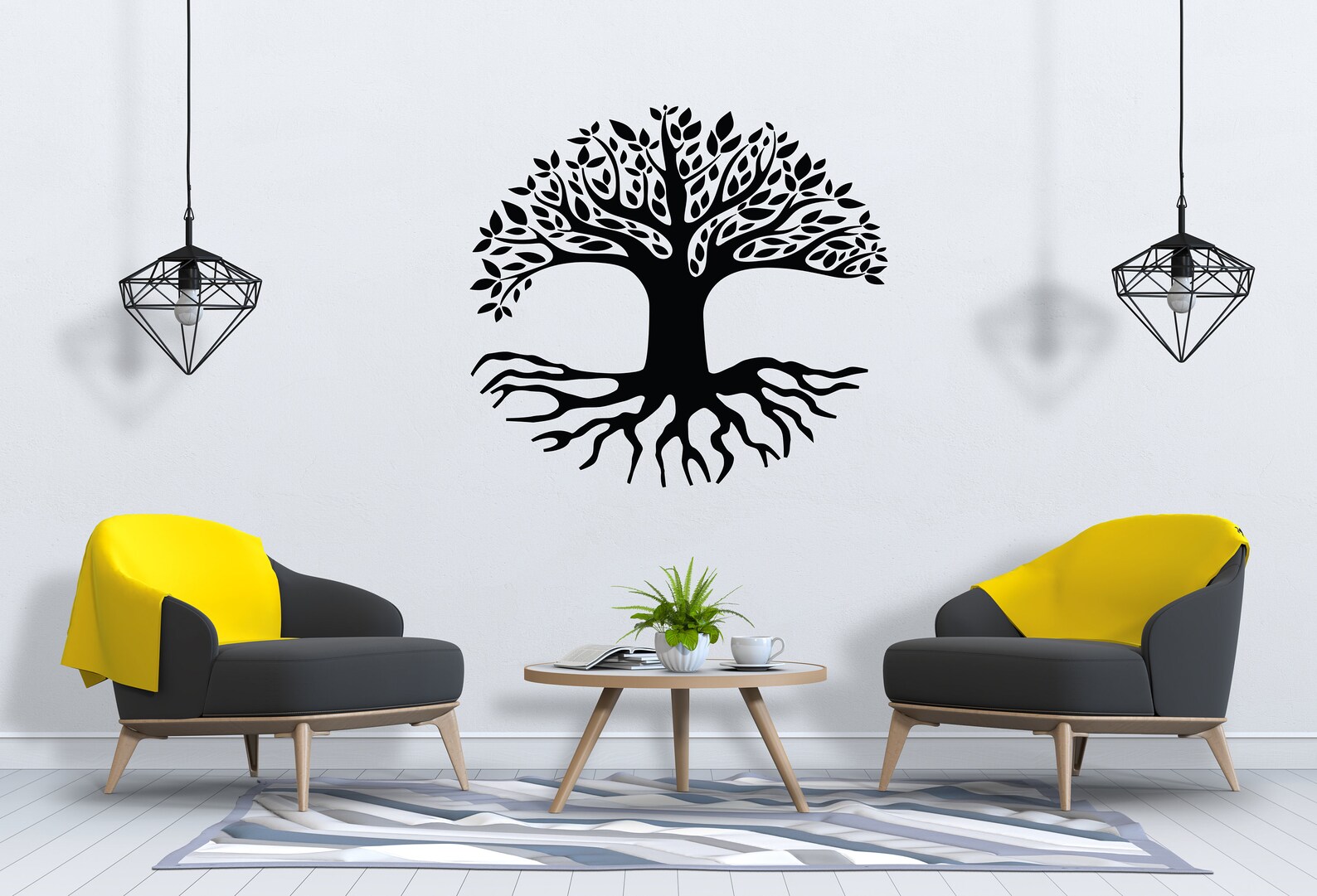 Tree of Life Wall Decal Tree Roots Branch Wall Art SG2325 - Etsy