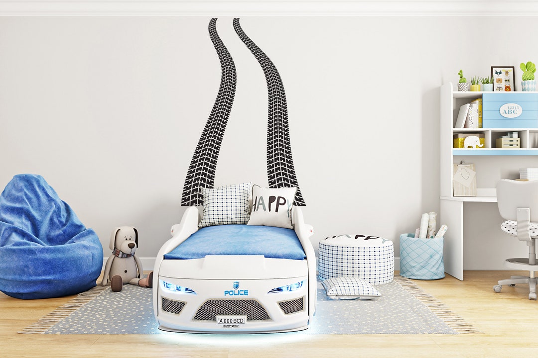 Tire Track Wall Decal Car Wall Decor Tire Track Wall Decal Tire Marks ...