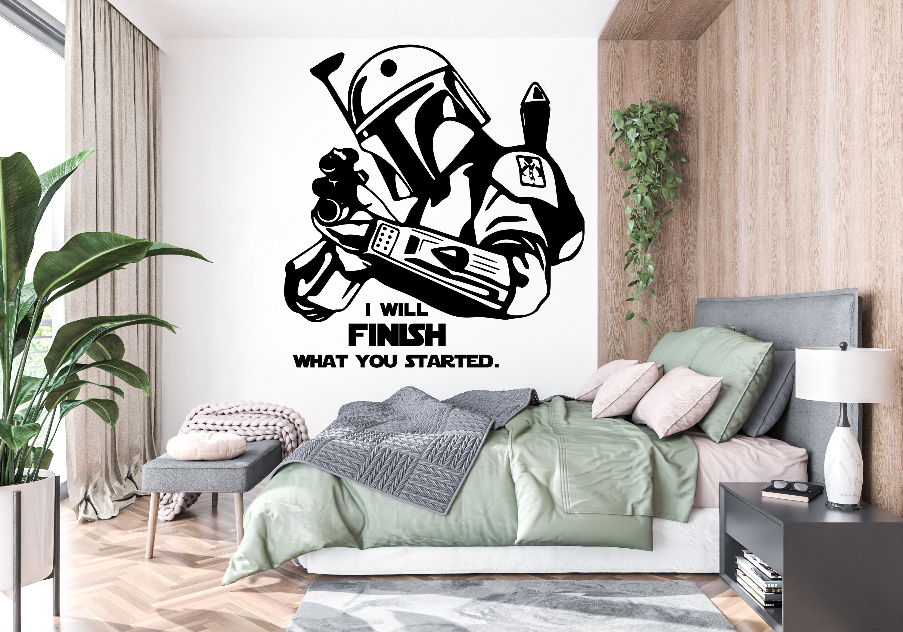 Star wars wall stickers store