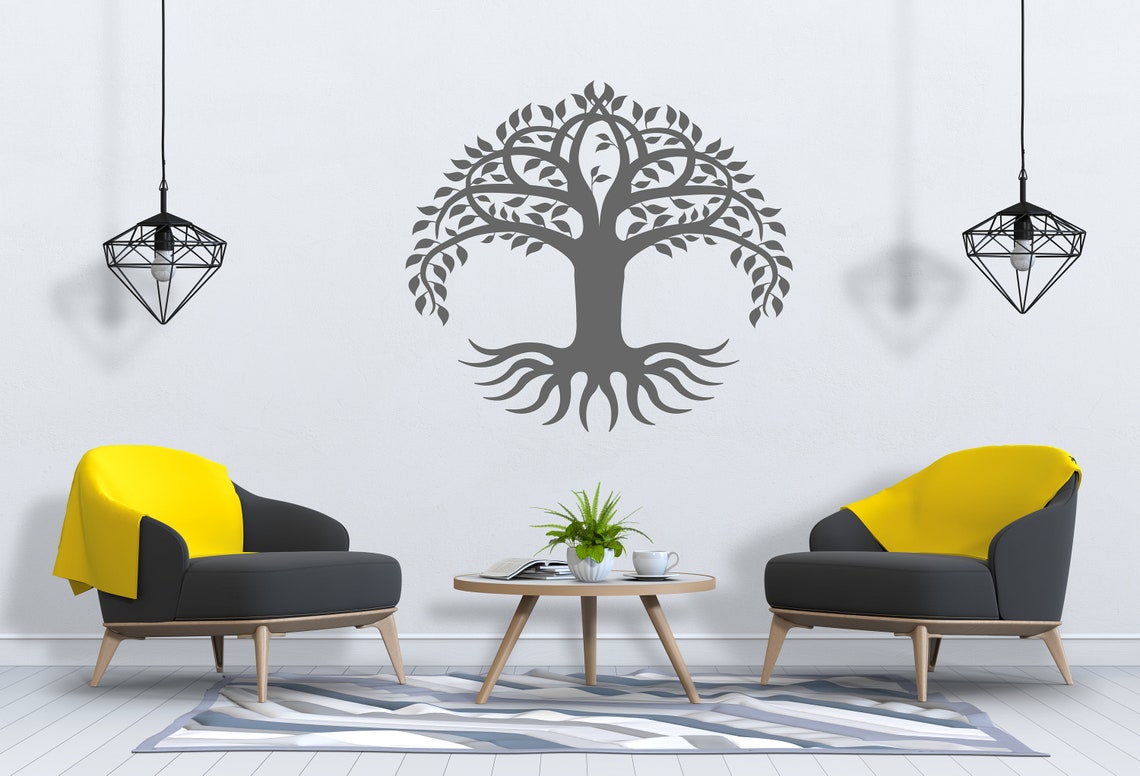 Tree of Life Wall Decal Tree Roots Branch Wall Art SG2317 - Etsy