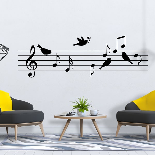 Music Wall Decal - Etsy