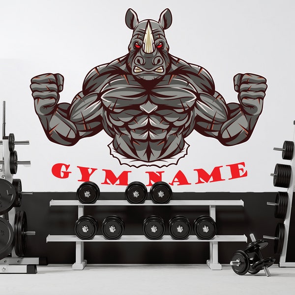 Gym Wall Decal - Etsy