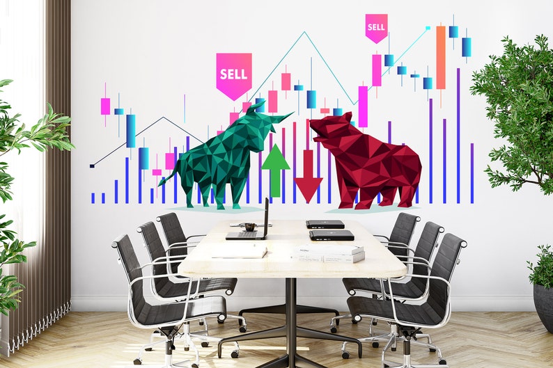 Trading Forex Wall Art Chart Stock Trading Office Wall Art Forex Wall ...