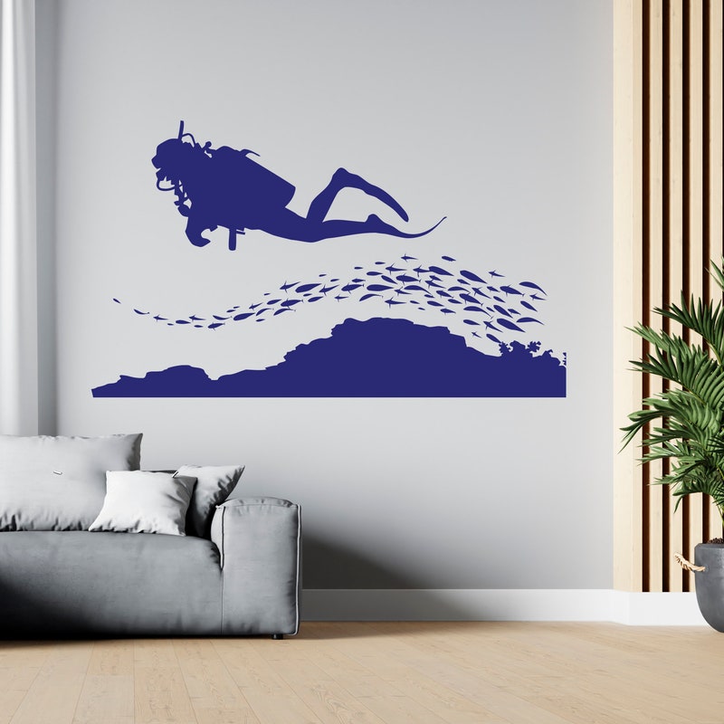 Scuba Diver Decals - Etsy