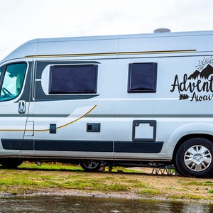 Travel Wall Decal Camping Wall Sticker Adventure Quote Wall Decal for ...