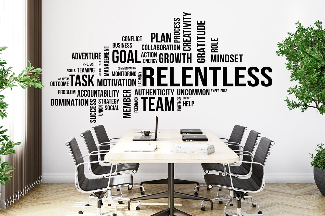 Custom Office Wall Decal, Office Wall Decor, Office Decals, Office Wall ...