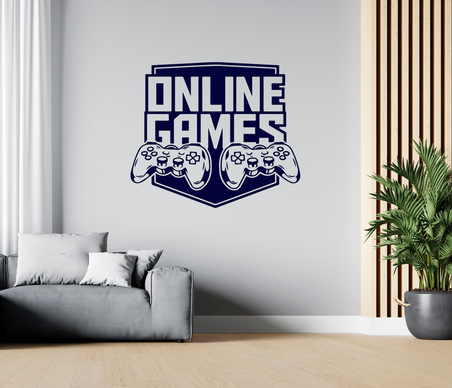 Gamer Wall Decal Video Games Wall Sticker Controller Wall Decor for ...