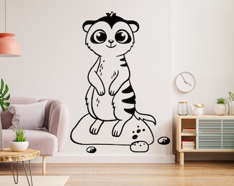 Meerkat Wall Decal - Etsy