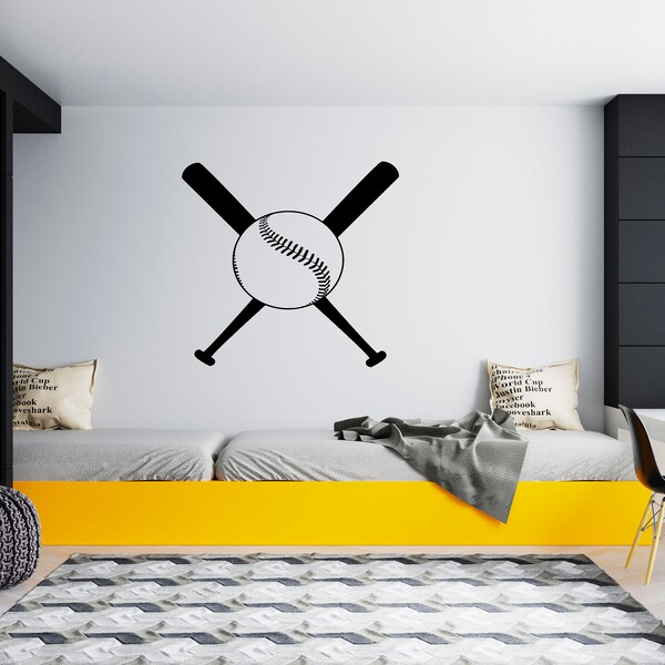 Softball Wall Decal - Etsy