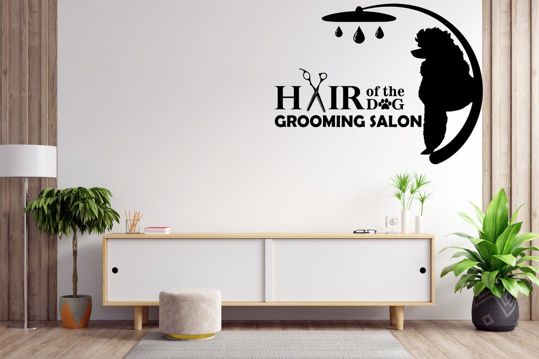 Grooming Salon Dog Wall Decor, Dog Wall Decals, Dog Wall Art, Dog Lover ...