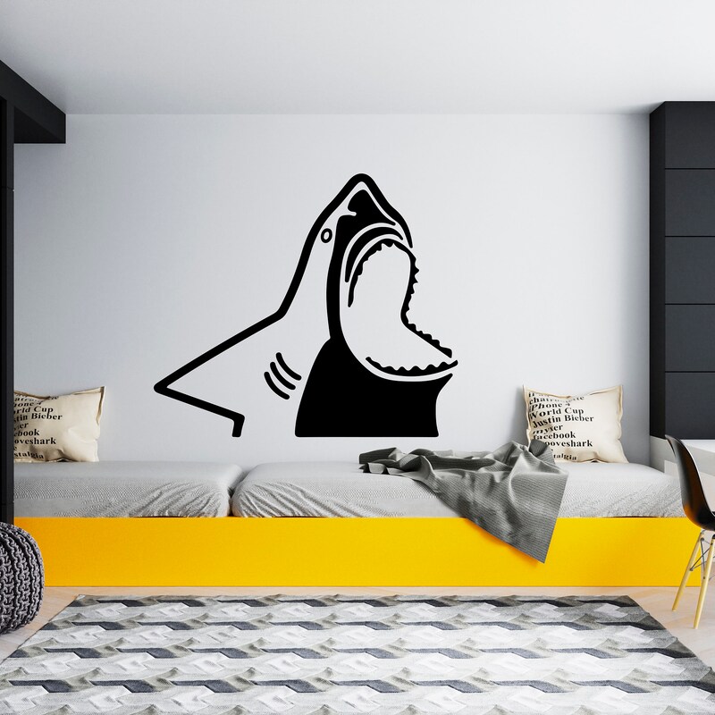 Shark Wall Decals - Etsy