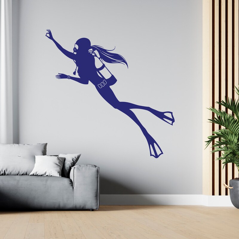 Scuba Diver Decals - Etsy