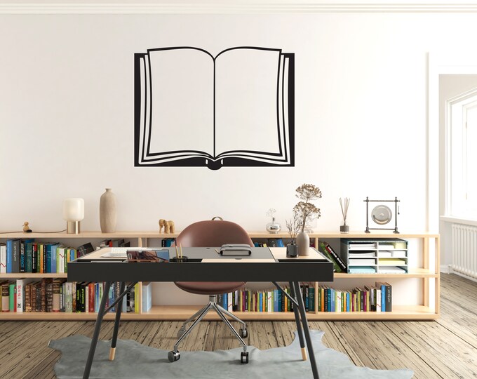 Reading Wall Decal //gift for Readers - Etsy Canada