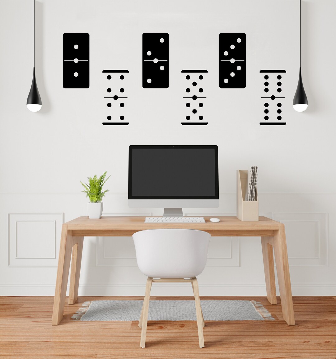 Dominoes Wall Art Decor, Living Room Wall Decor, Nursery Kids Room ...