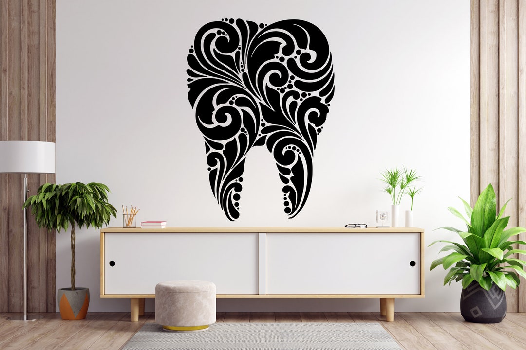 Dental Wall Decor, Dental Clinic Wall Decal, Dental Stickers, Dental ...