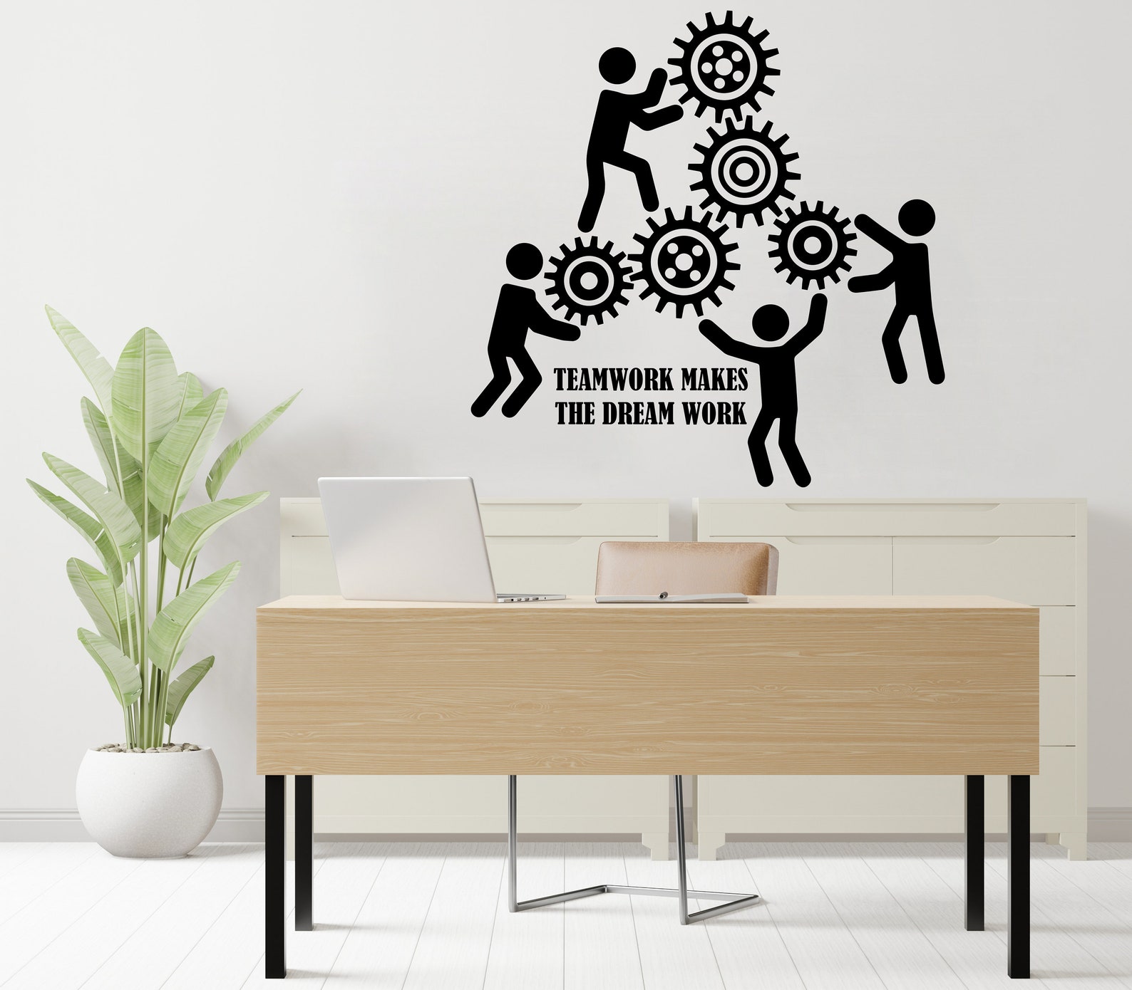 Teamwork Wall Decal Office Wall Decal Office Wall Decor - Etsy