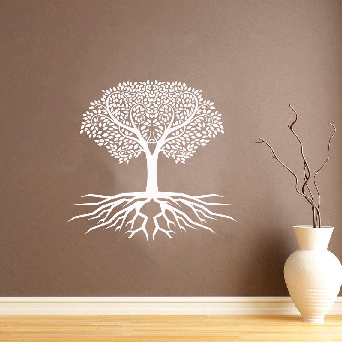 Tree of Life Wall Decal Tree Roots Branch Wall Art SG2297 - Etsy UK