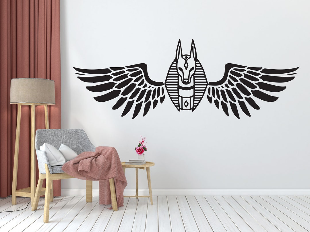 Egyptian Hieroglyphs Wall Art Mural Hieroglyphs Wall Sticker Decor ...