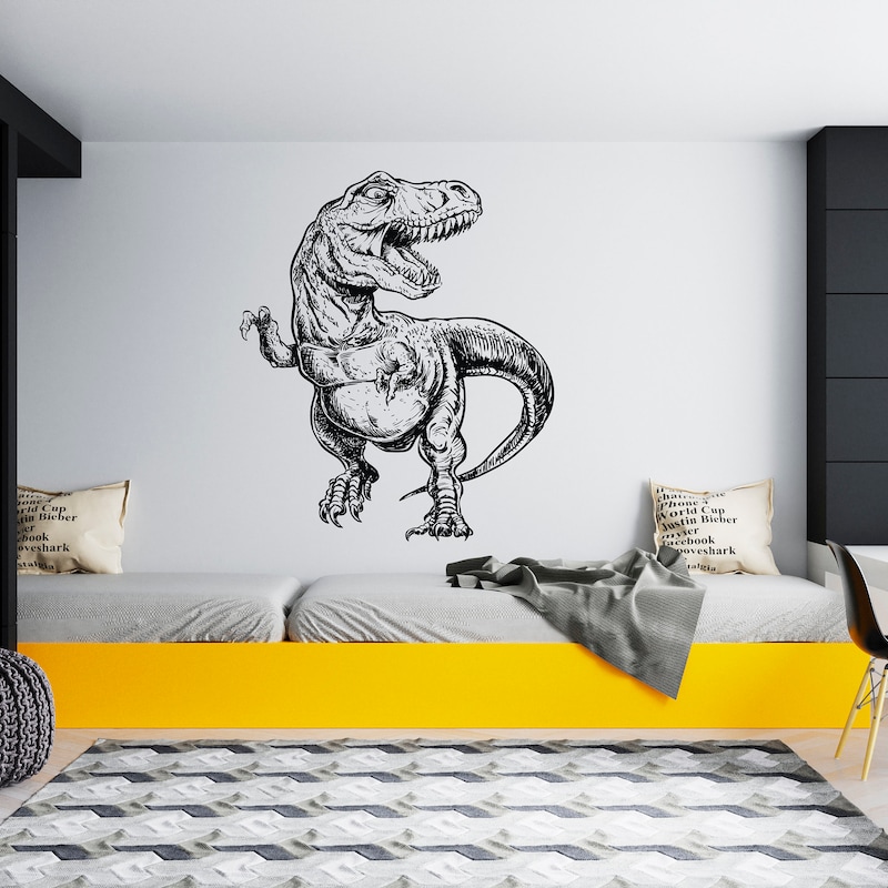 Dinosaur Wall Decals - Etsy