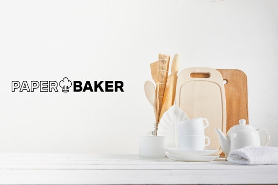 Paper Baker Wall Decal Baking Wall Decals Customized Vinyl | Etsy