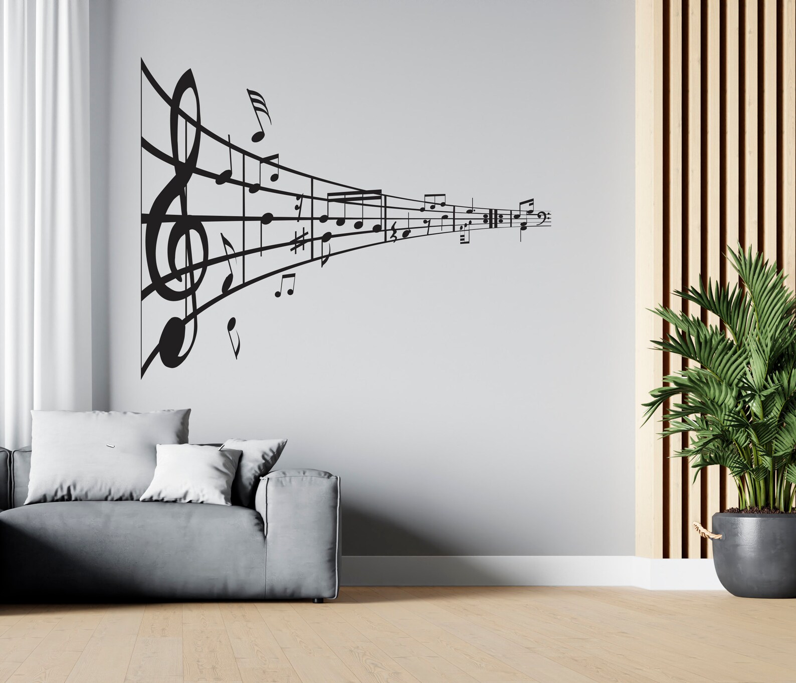 Music Wall Decal Music Notes Wall Decor Musician Wall Sticker SG1929 - Etsy