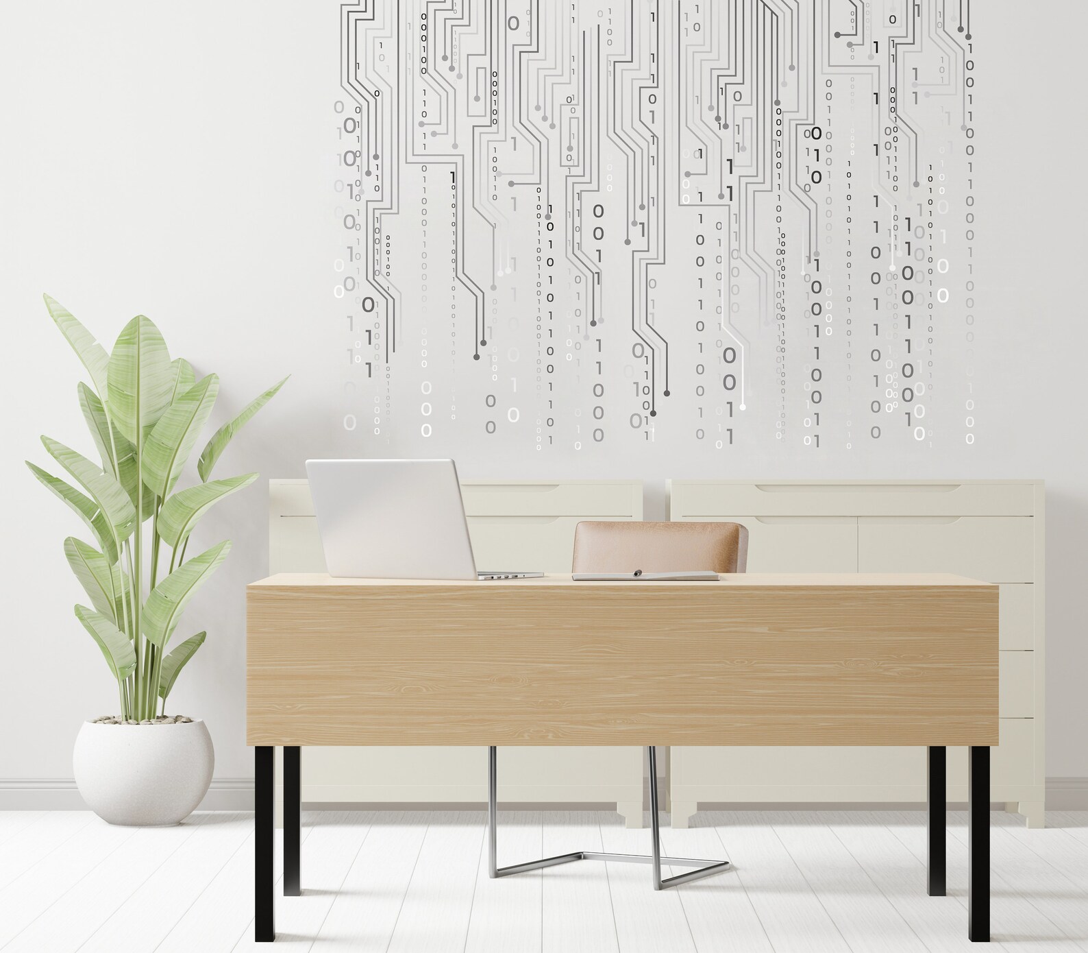 Circuit Board Binary Code Wall Decal Technology Vinyl Wall - Etsy