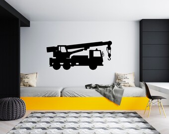 Crane Wall Decal - Etsy