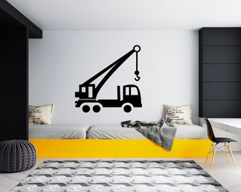 Crane Wall Decal - Etsy