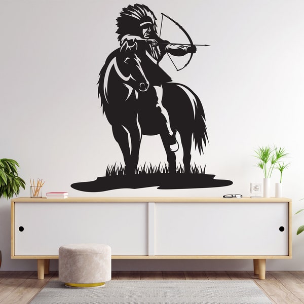 Native American Decal - Etsy