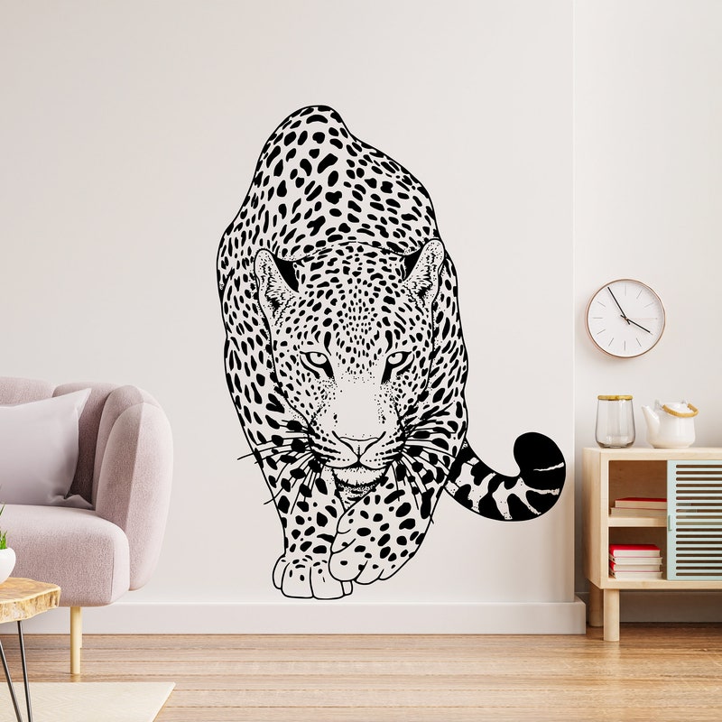Leopard Wall Decal - Etsy