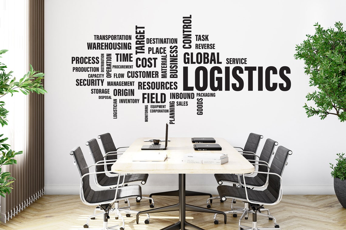 Logistics Wall Decal Office Wall Decal Logistics Office Wall - Etsy