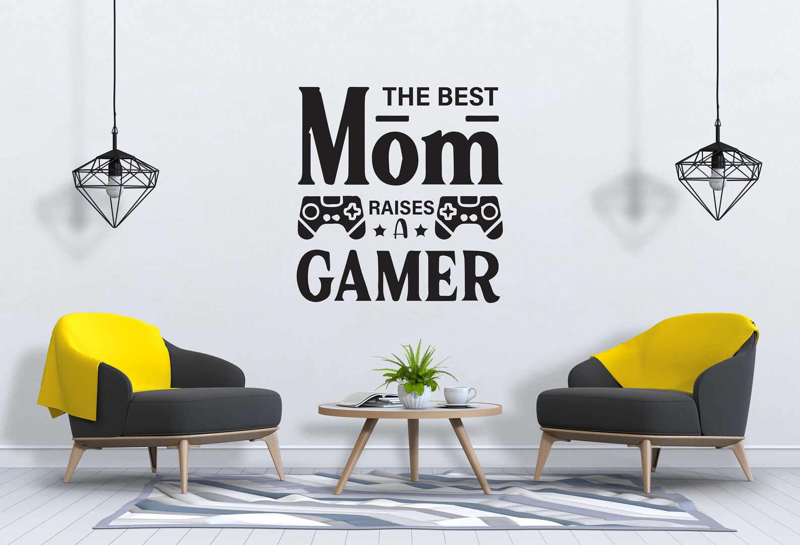 Gamer Wandtattoal Videospiele Wandsticker Controller Wanddeko für ...