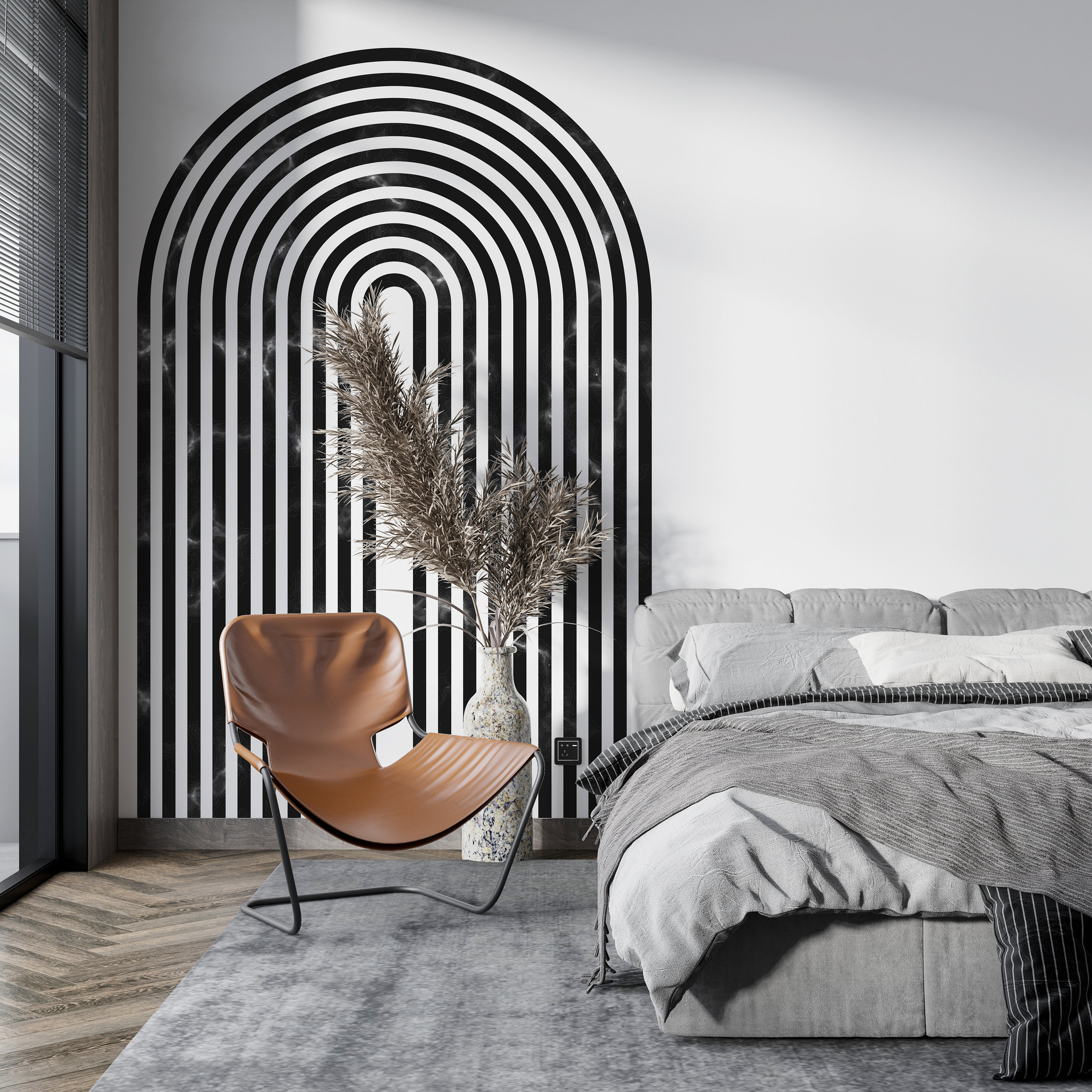 Rainbow Full Arch Marble Arch Mid Century Modern Boho Full - Etsy