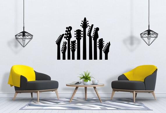 Music Wall Decal Music Notes Wall Decor Musician Wall Sticker - Etsy
