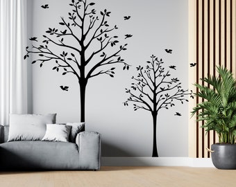 Tree Wall Decal Tree Wall Decor Tree Wall Sticker SG1335 | Etsy