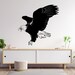 Eagle Wall Decal Eagle Wall Sticker Eagle Wall Decor Eagle Wall Art ...