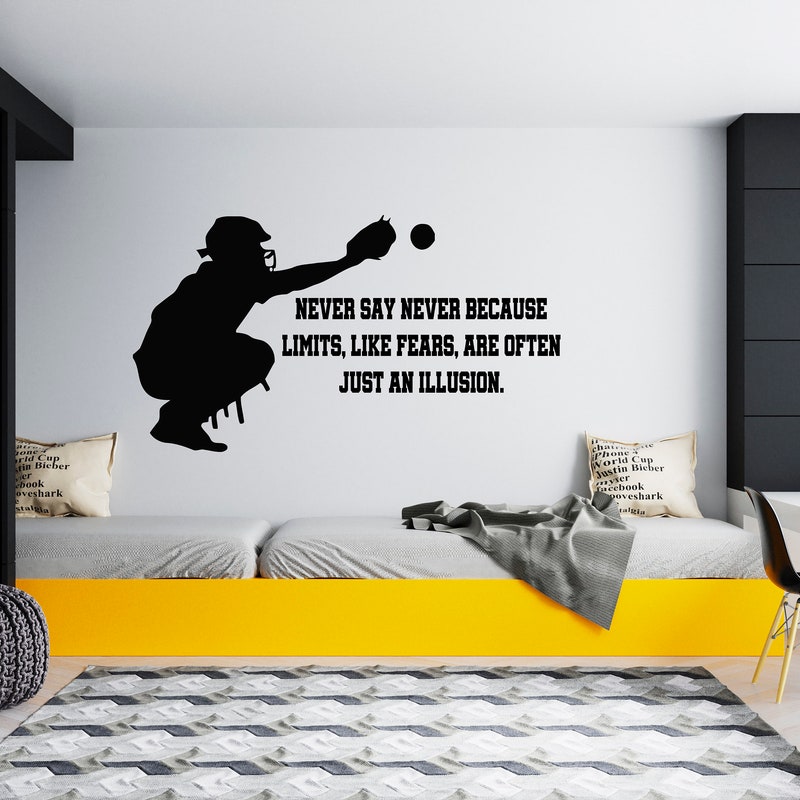 Baseball Wall Decal - Etsy