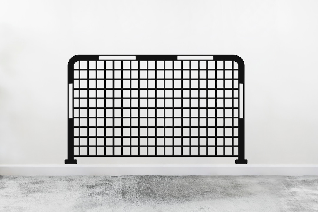 Soccer Goal Net Wall Decal, Football Goal Net Vinyl Sticker Decal, Soccer Wall Decal, Sports ...