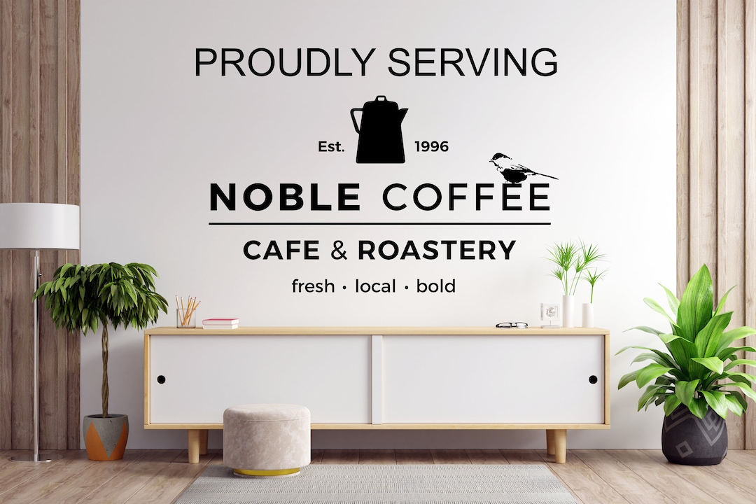Coffee Shop Wall Decor, Coffee Shop Wall Art Decal, Coffee Vinyl ...