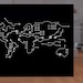 Circuit Board World Map Office Wall Art Decal, Technology Vinyl Wall ...