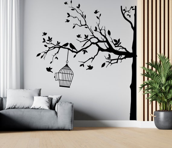 Black Tree Wall Decals