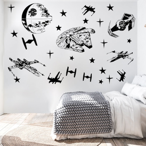 Star Wars Wall Decor Star Wars Wall Decal Star Wars Wall - Etsy